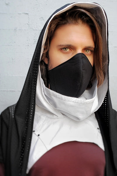 Five and Diamond Winter Velcro Dust Mask - black – FIVE AND DIAMOND