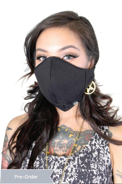 Five and Diamond Winter Velcro Dust Mask - black – FIVE AND DIAMOND