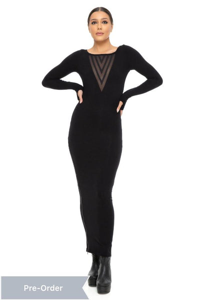 5D x Stellar Dust Chevron Maxi Dress - last one size Small – FIVE AND ...